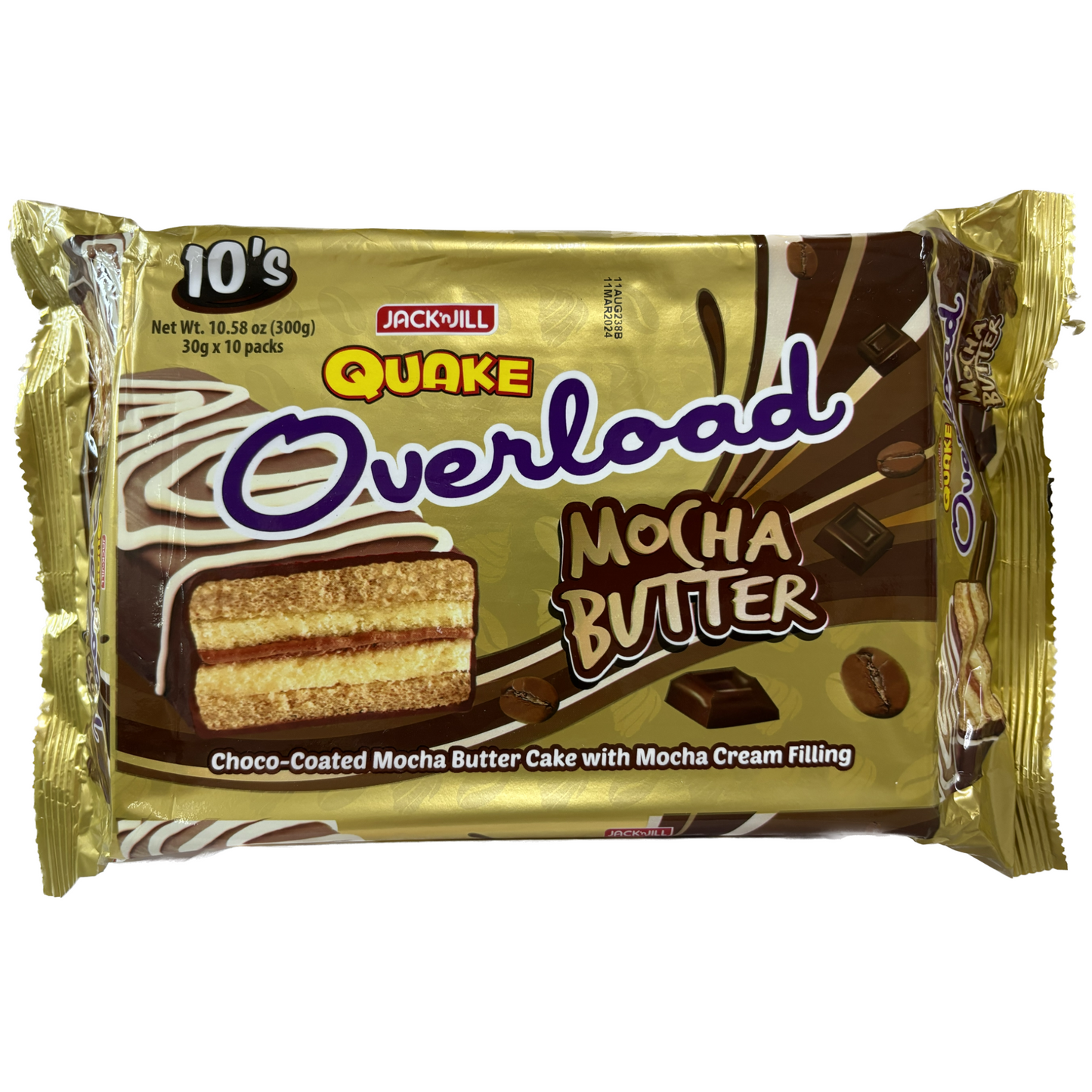Quake Overload Mocha Butter (30g x 10 packs) – TaraSuki