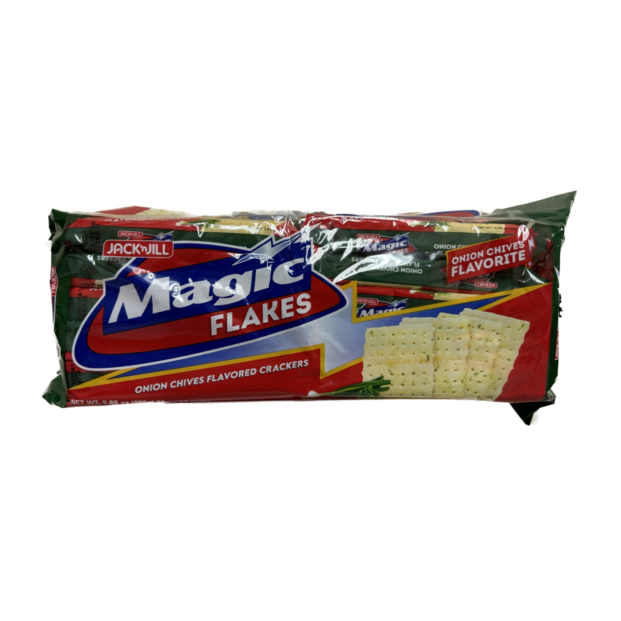 Magic Flakes Onion Chives Flavored Crackers (28g x 10 packs) – TaraSuki