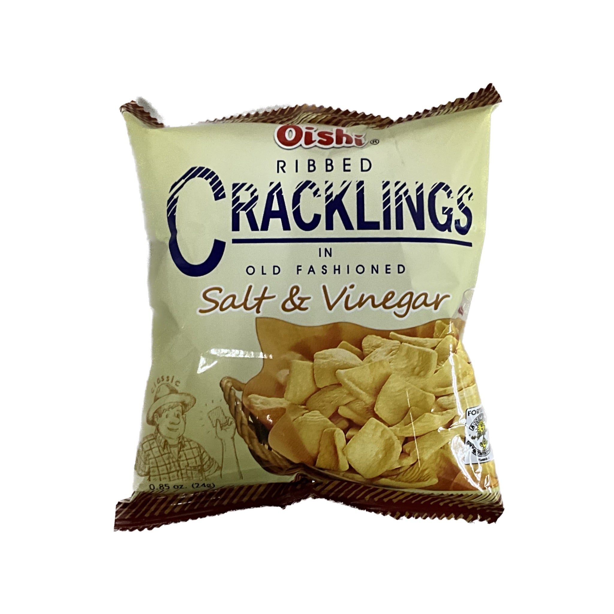 Ribbed Cracklings Salt & Vinegar 24g – TaraSuki