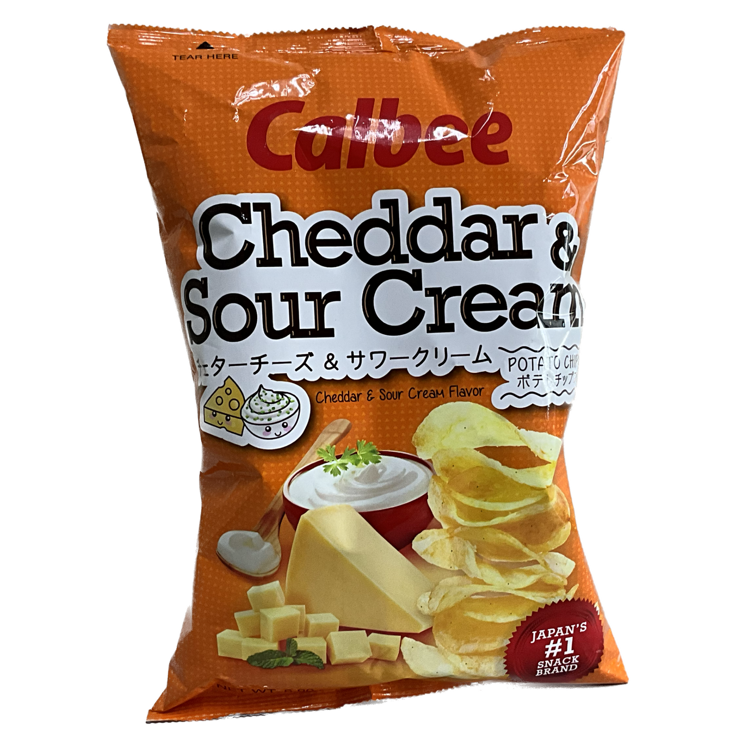 Calbee Cheddar & Sour Cream Potato Chips 170g – TaraSuki